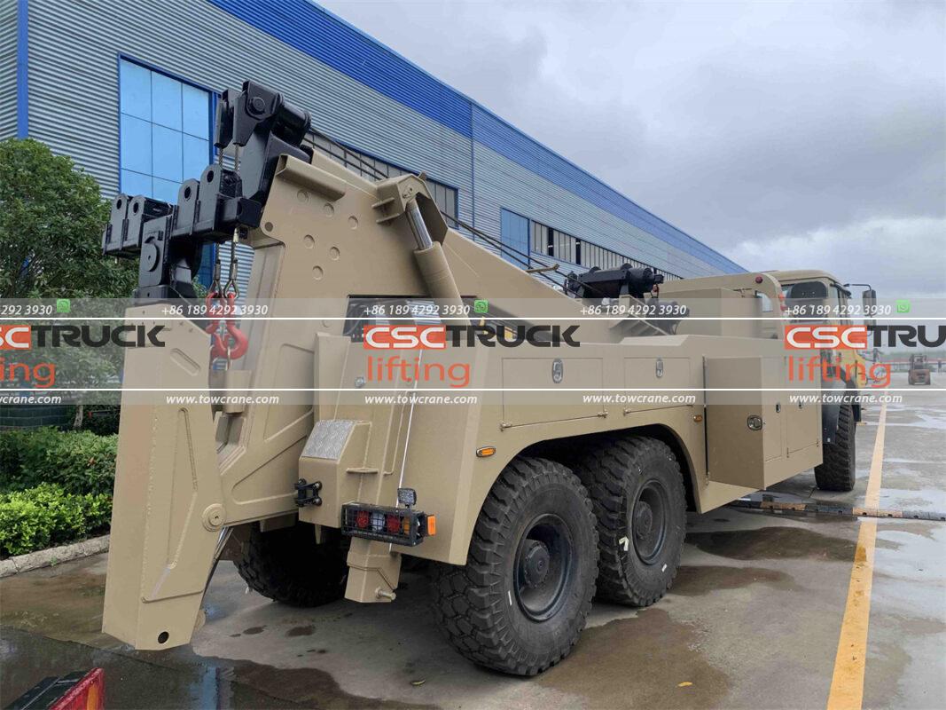 BEIBEN 35Ton Integrated Tow Truck with Side Puller Tow Crane