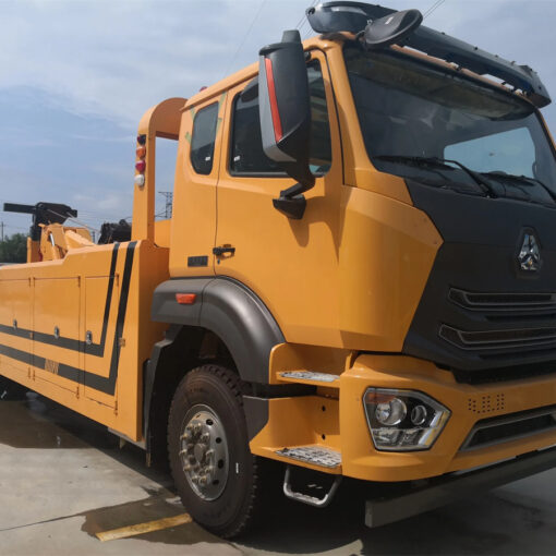 HOWO Heavy Duty Road Rescue Tow Truck – Tow Crane