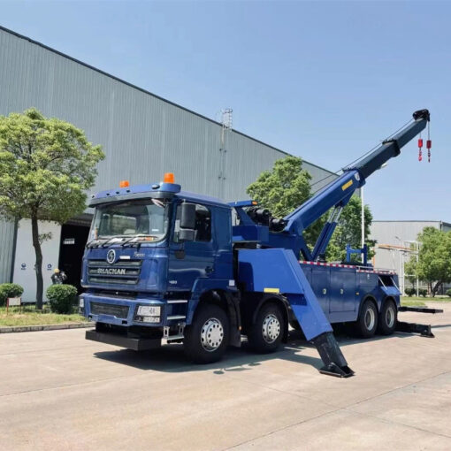 Shacman Road Rescue Towing Truck Wrecker Tow Crane