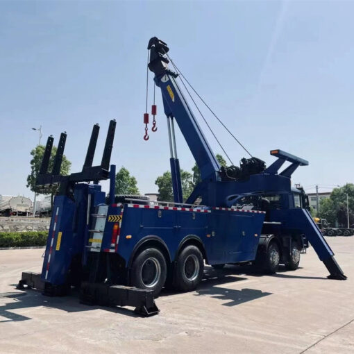 Shacman Road Rescue Towing Truck Wrecker Tow Crane