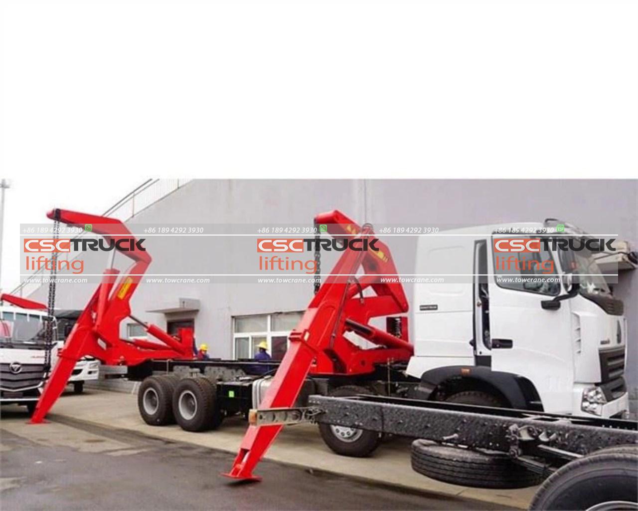 Side Lifter Cranes: Streamlined Container Handling on Trucks Tow Crane