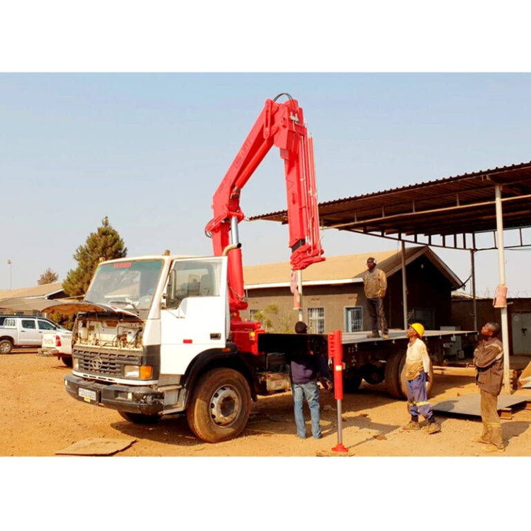 5 Ton Hydraulic Knuckle Boom Loader Truck Mounted Crane Tow Crane