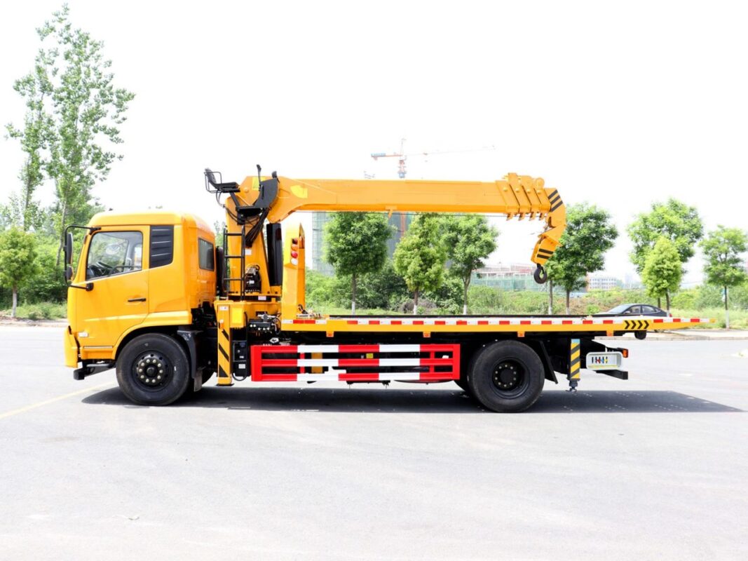 Crane Tow Trucks Reach Heights in Haiti's Towing Solutions Tow Crane
