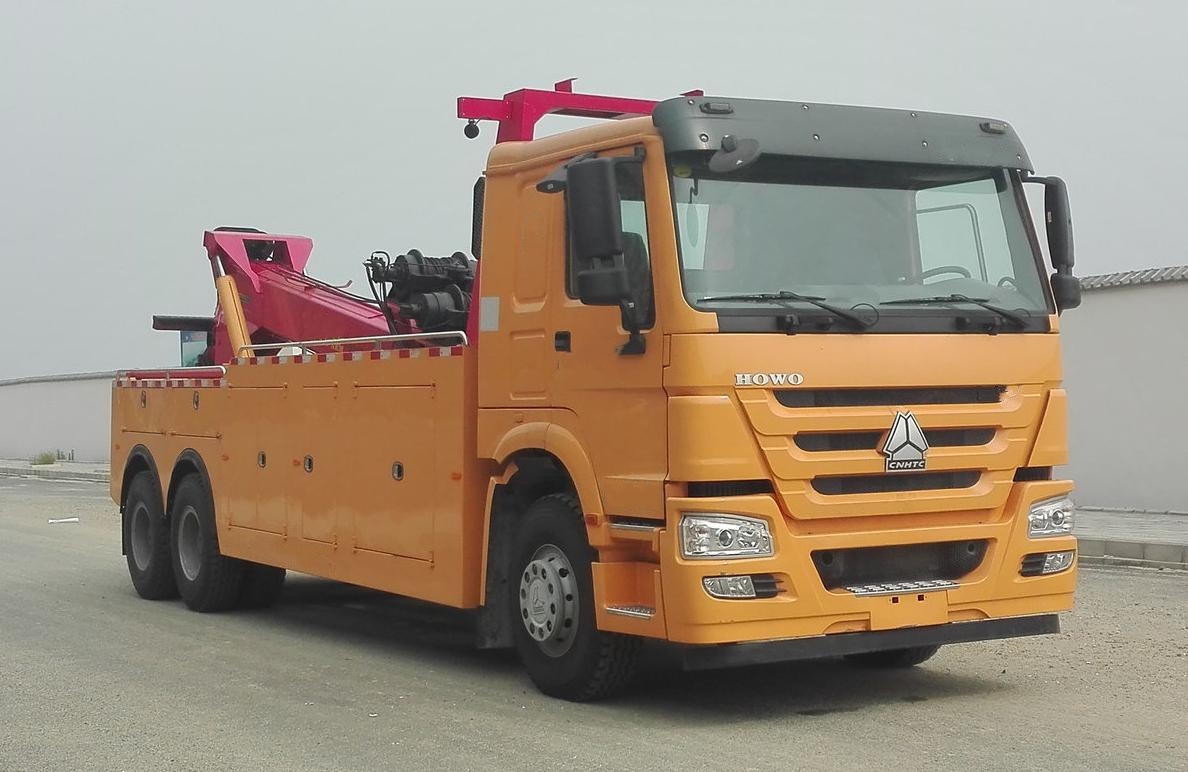 Howo 25Ton Integrated Tow Truck Tow Crane