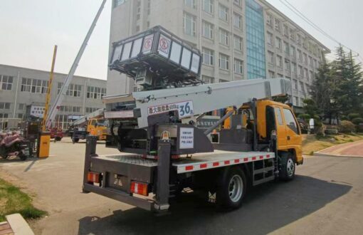 Jmc 4.5 Ton Ladder Aerial Work Vehicle Tow Crane
