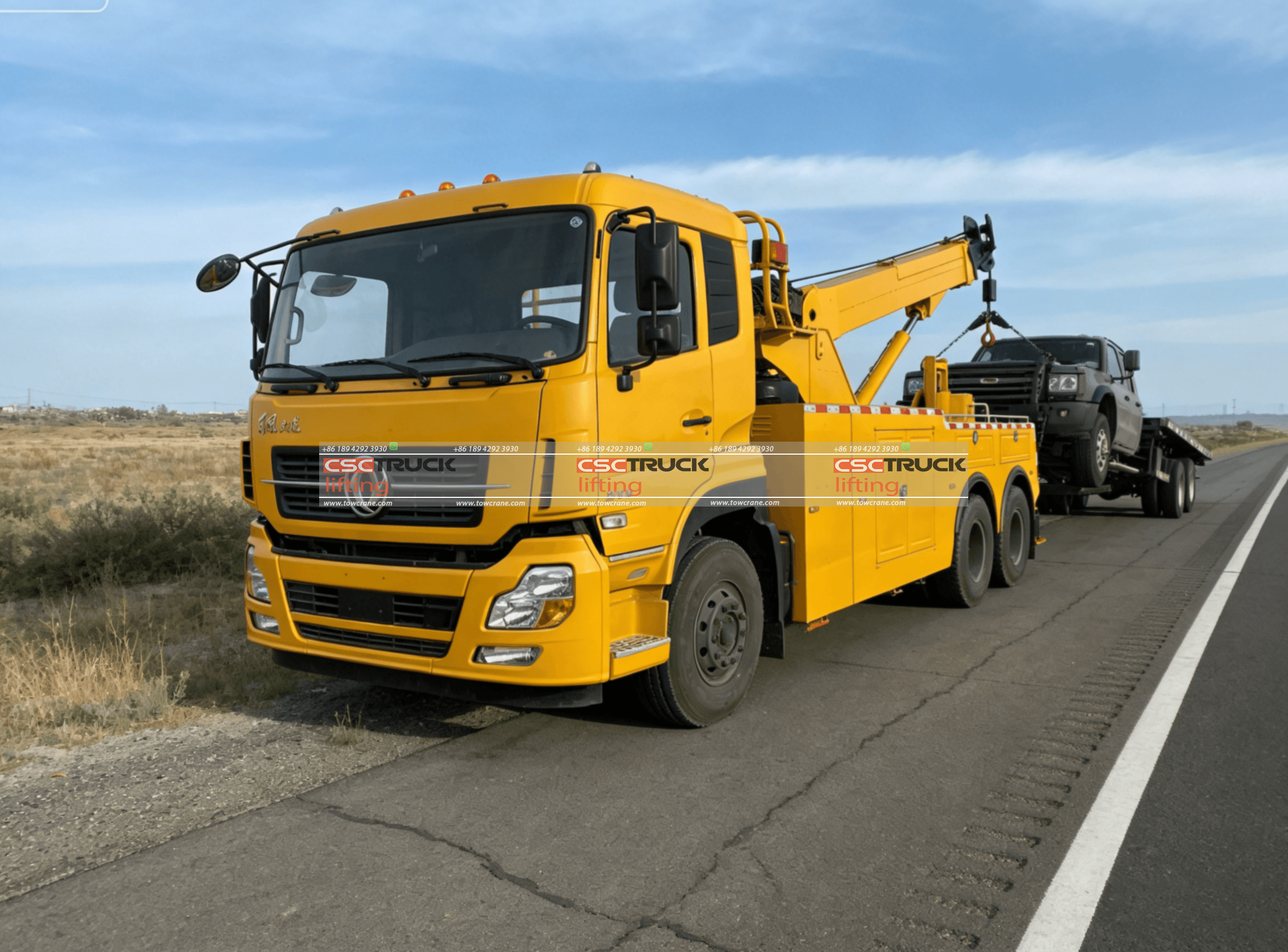 Roadside Rescue: Rotator Tow Trucks Support Heavy-Duty Towing in ...
